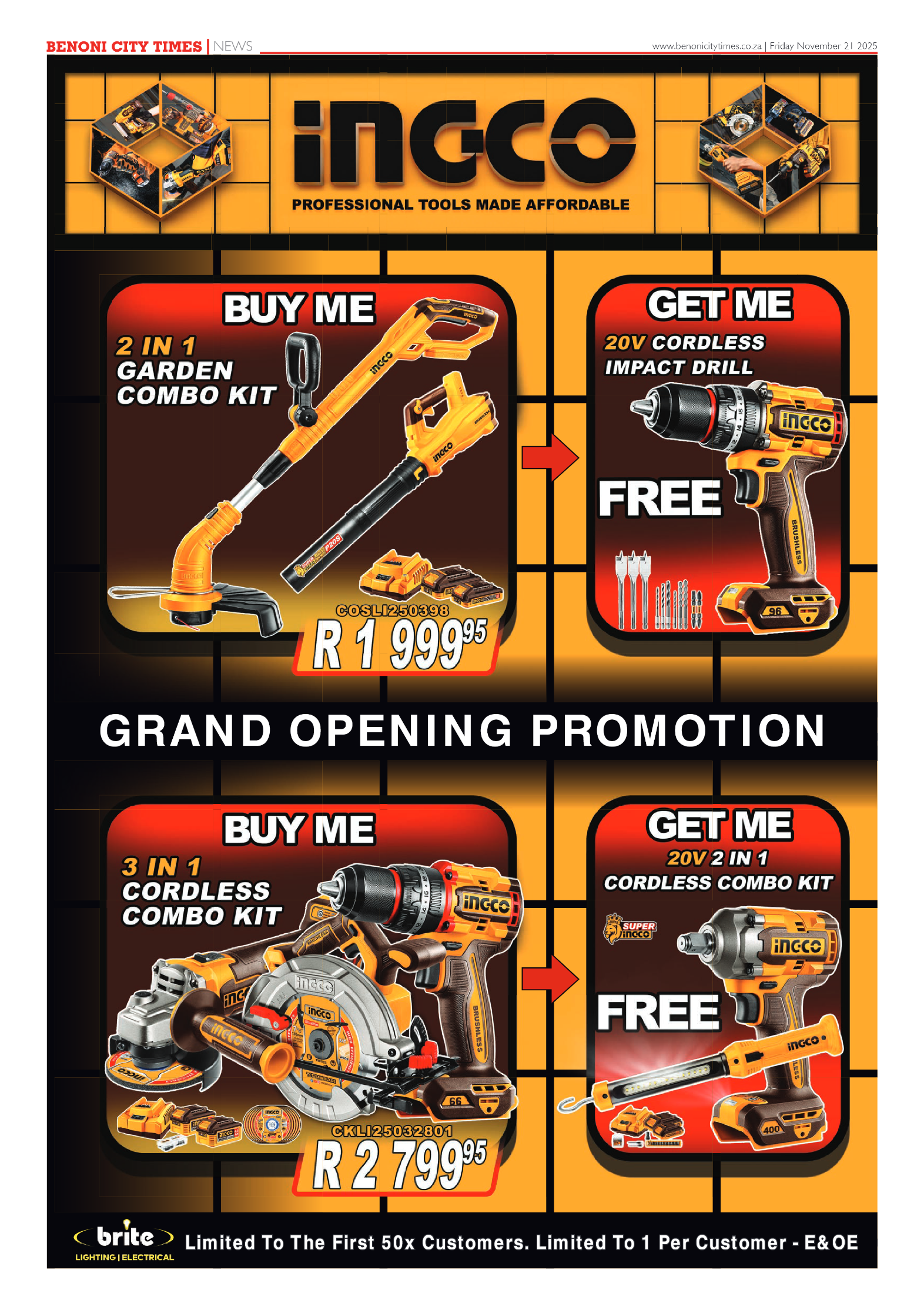 Benoni City Times 21 November 2025 | Benoni City Times